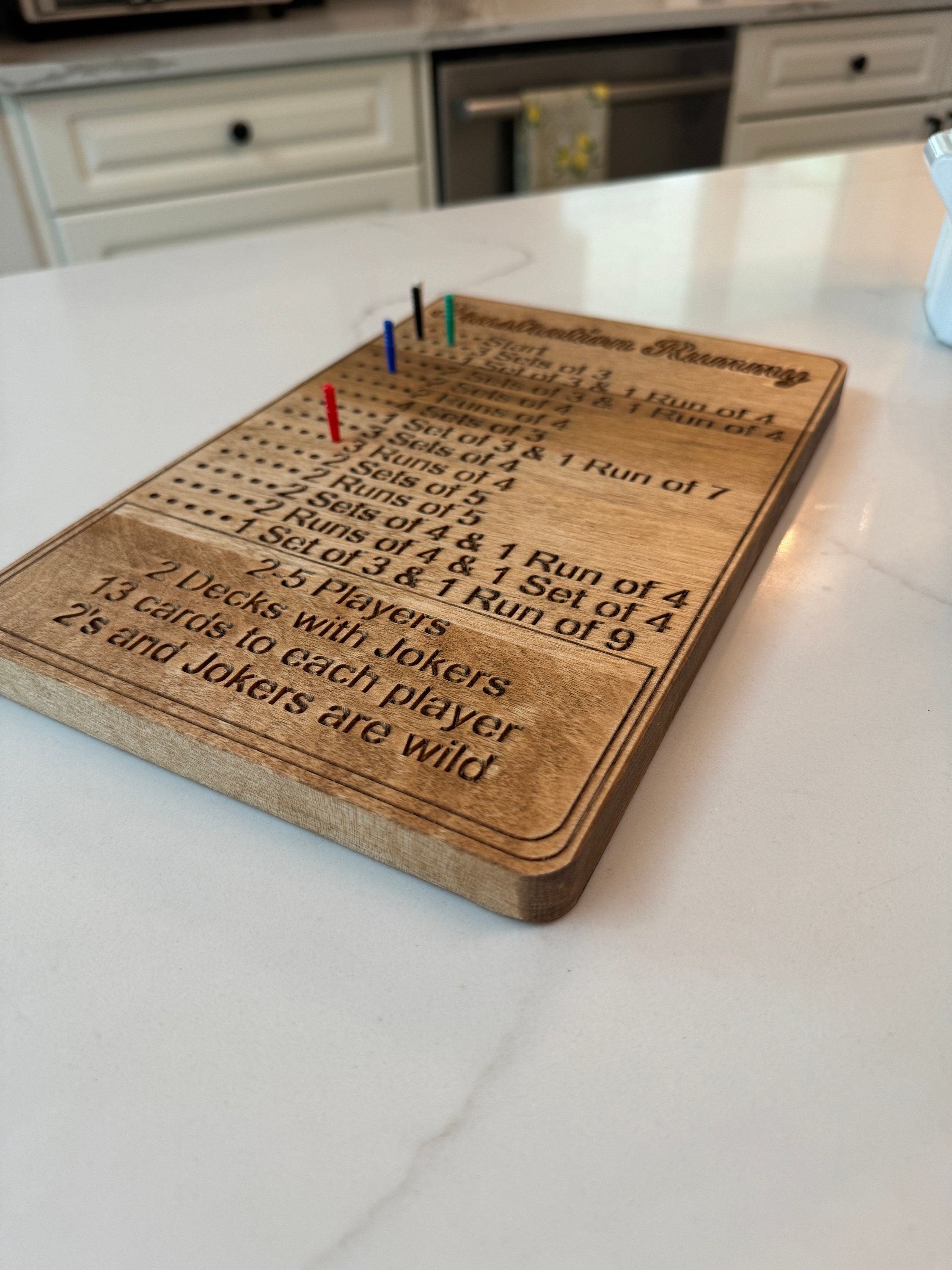 Frustration Rummy Wood Board Game - Etsy
