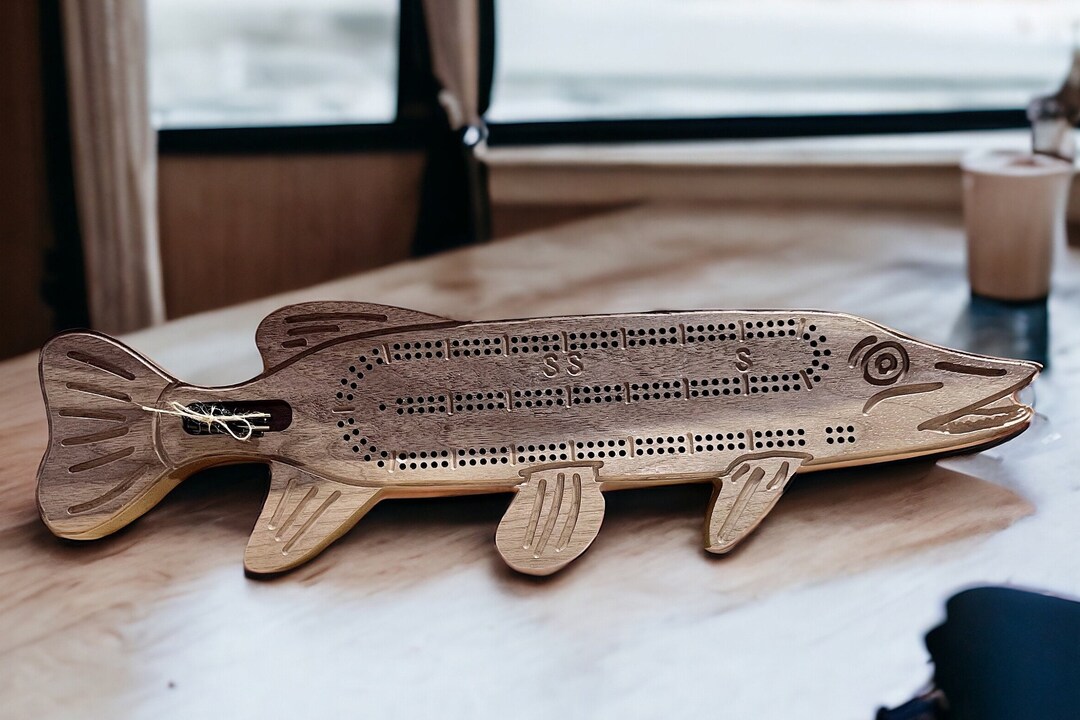 Cribbage Board - Northern Pike/jackfish - Etsy