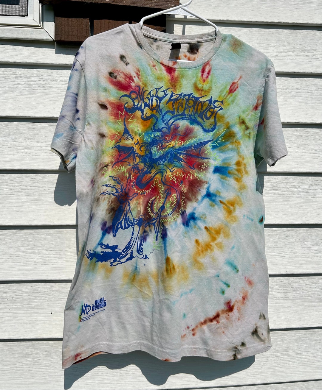 Billy Strings Tie Dye T-shirt Medium Official Billy Strings Merchandise ...