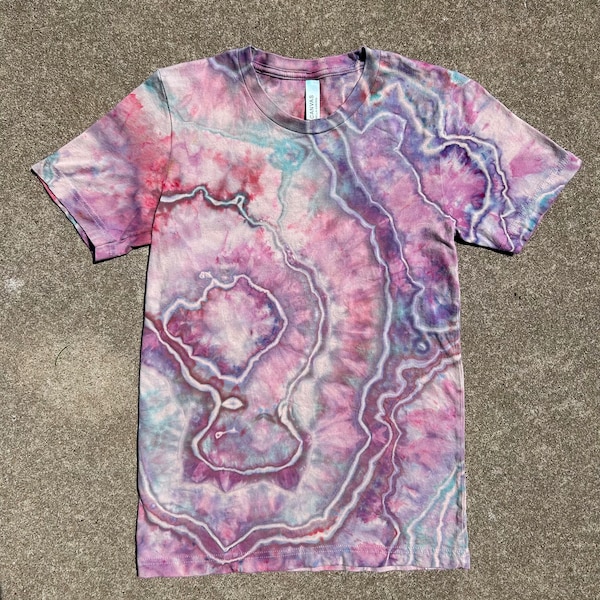 Womens Geode Style Tie Dye T-shirt Small Madewell Brand Northside ...