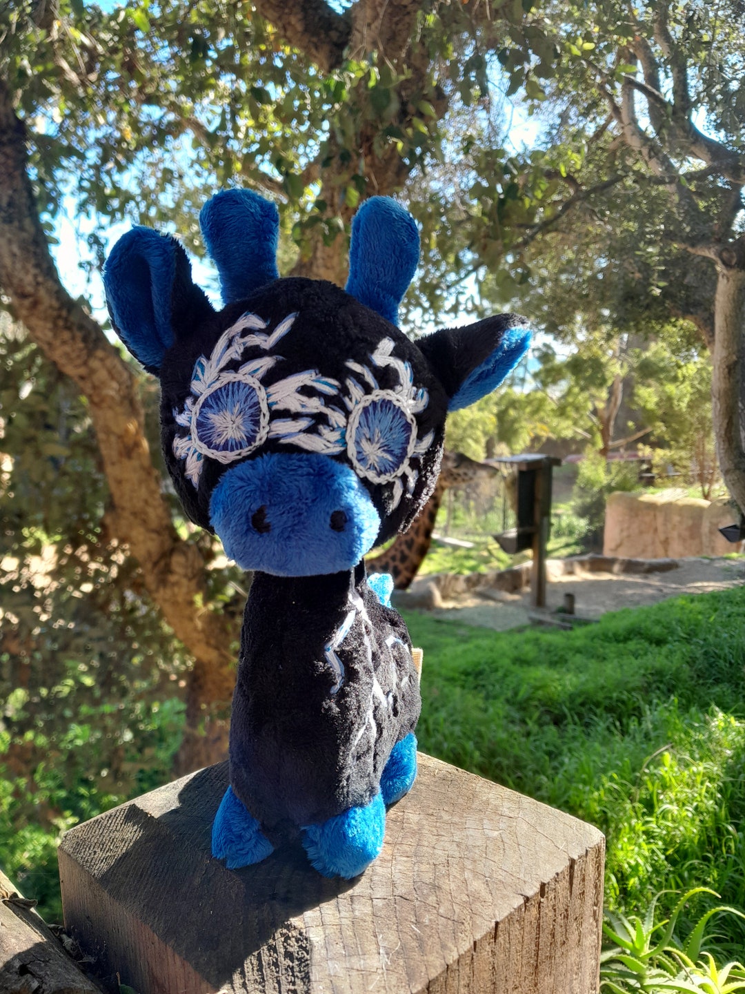 Handsewn Lightning Giraffe Plush Toy – Unique Stuffed Animal, Soft ...