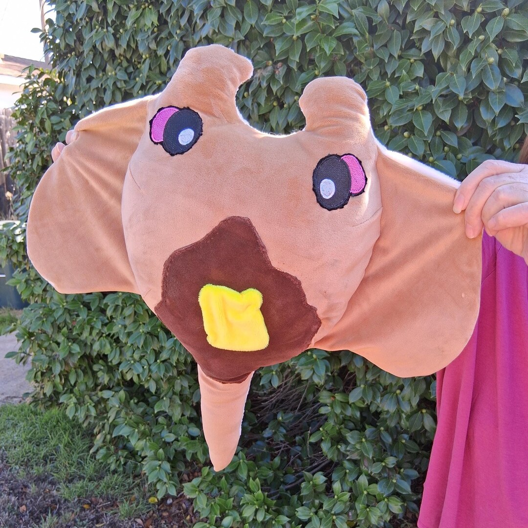 Large Manta Ray Plush | Sea Pancake Stuffed Animal With Syrup Topping ...