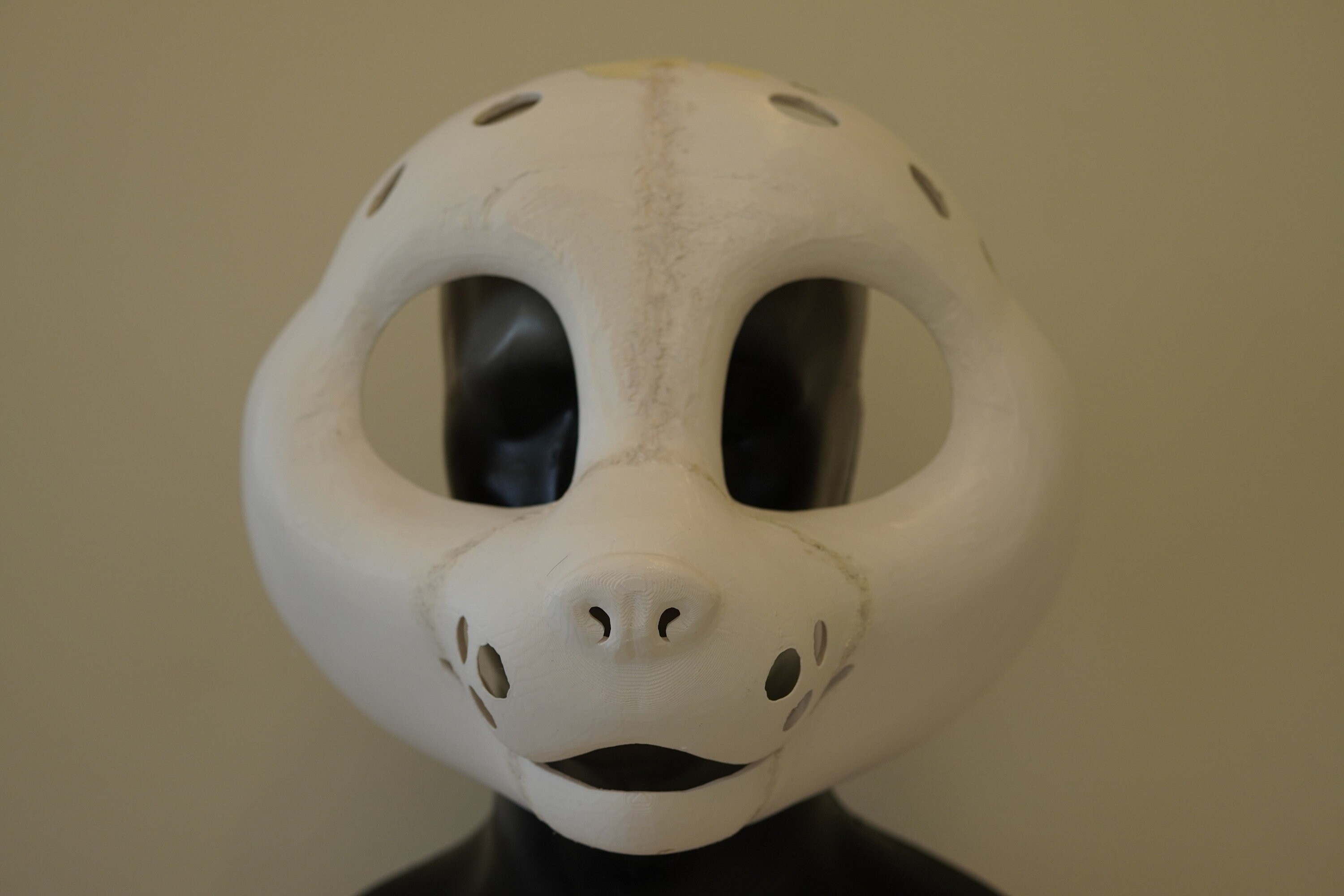 3D Printed Fursuit Head Base: K9 Western Kemono Style - Etsy