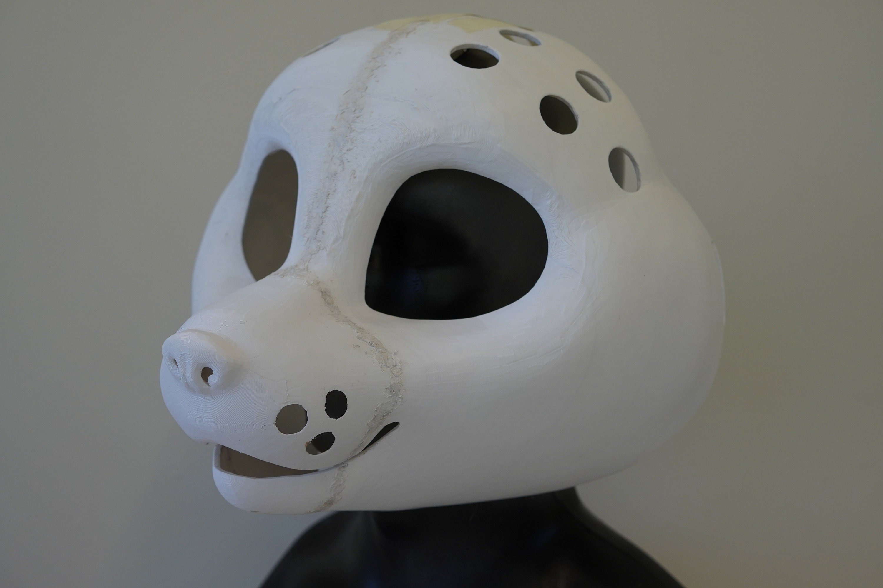 3D Printed Fursuit Head Base: K9 Western Style Kemono, Cute, Adorable ...