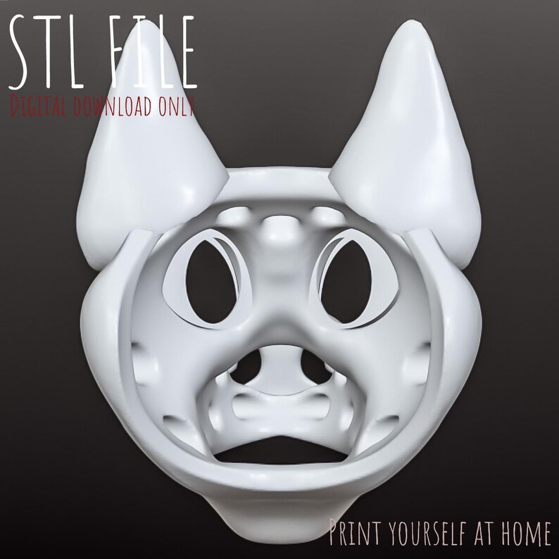 Toony Domestic Dog Fursuit Headbase STL FILE ONLY - Etsy Canada
