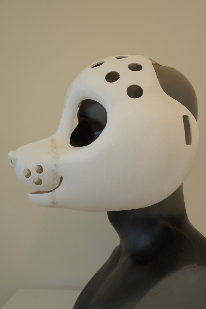 3D Printed Fursuit Head Base: K9 Western Kemono Style - Etsy Canada