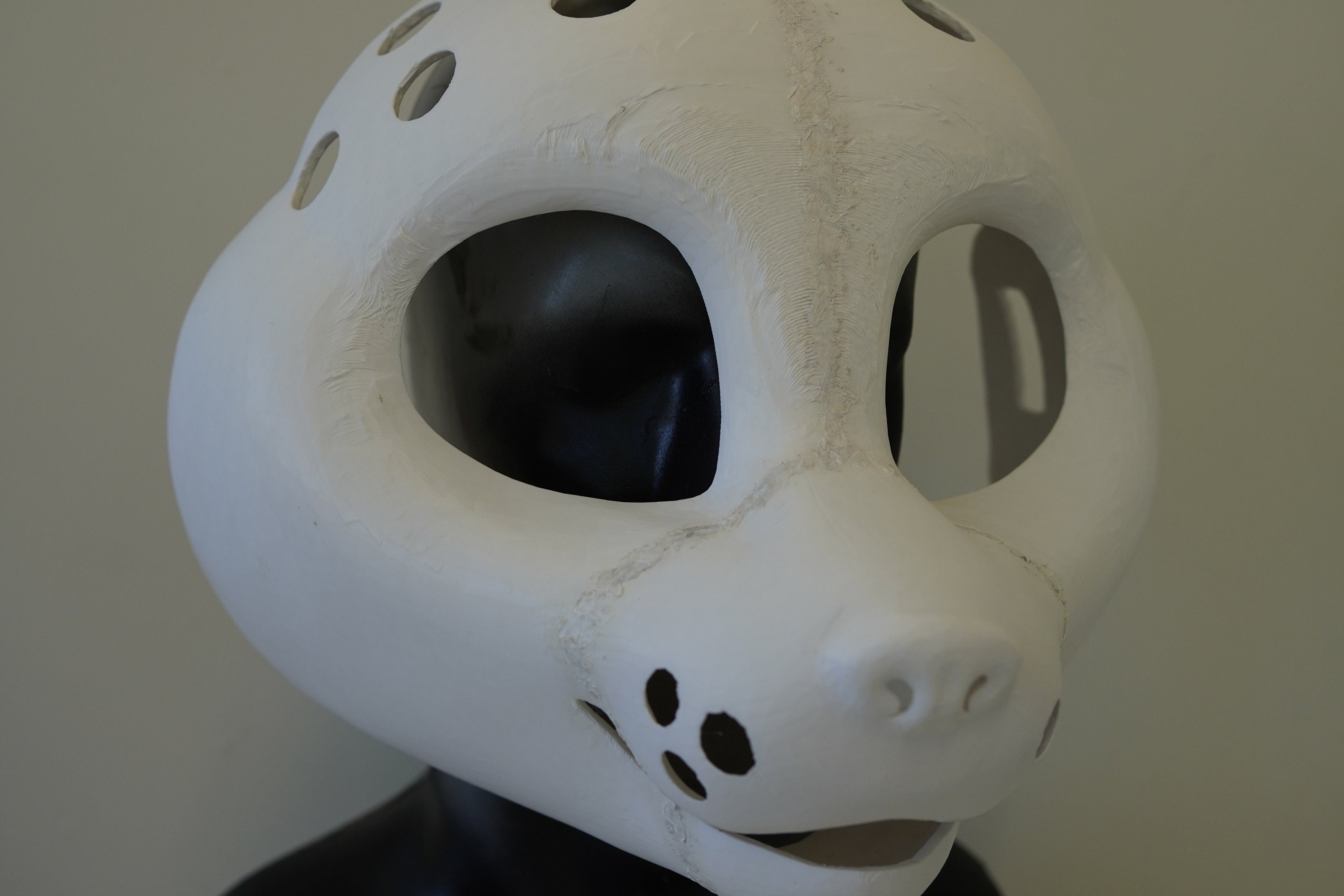 3D Printed Fursuit Head Base: K9 Western Kemono Style - Etsy