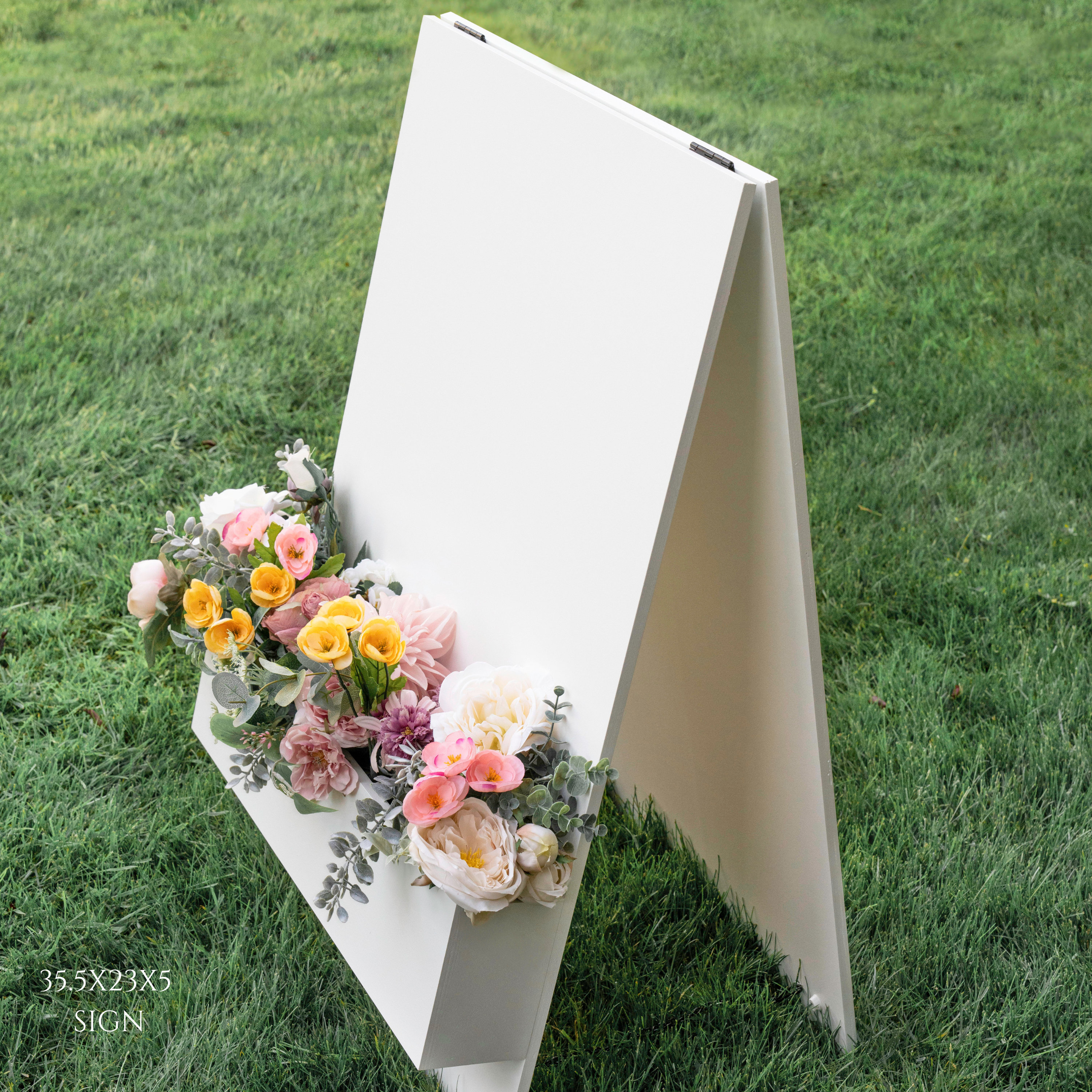 Flower Box Wedding Welcome to Our Forever Sign, Floral Box Wedding ...