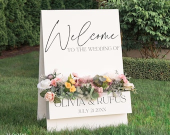 Flower Box Welcome Sign - Etsy