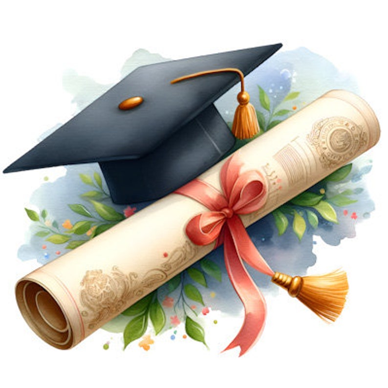 Graduation, Graduation Clipart, Digital Download, Printable Images ...