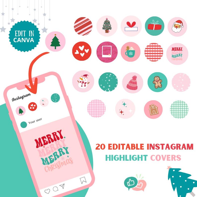 Editable Templates in Canva Funny Christmas - Etsy