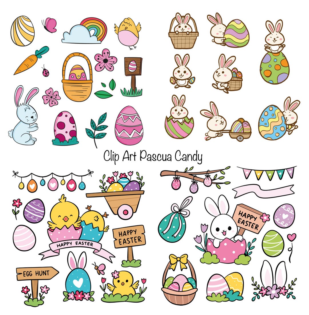 Easter Candy Clip Art - Etsy