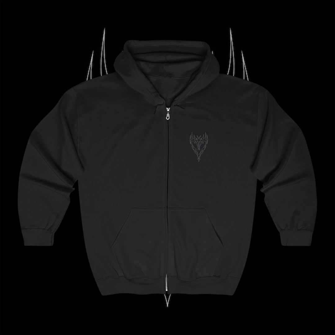 Simple Cybersigilism Full Zip Hoodie - Etsy