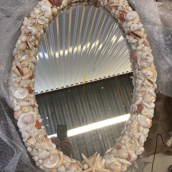 Seashell Mirror - Etsy