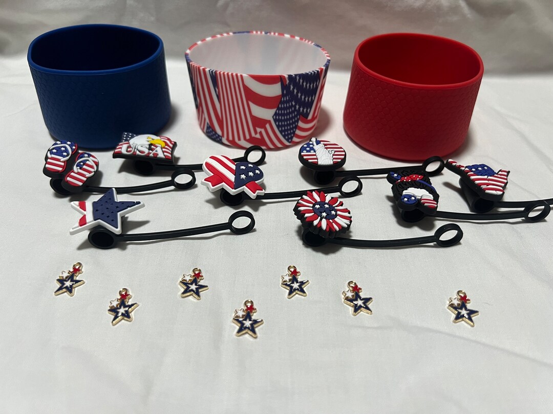 4th of July Tumbler Accessory Bundle - Etsy