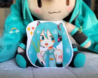 Hatsune Miku Vinyl Sticker Miku Laptop Sticker Rock Hatsune Miku ...