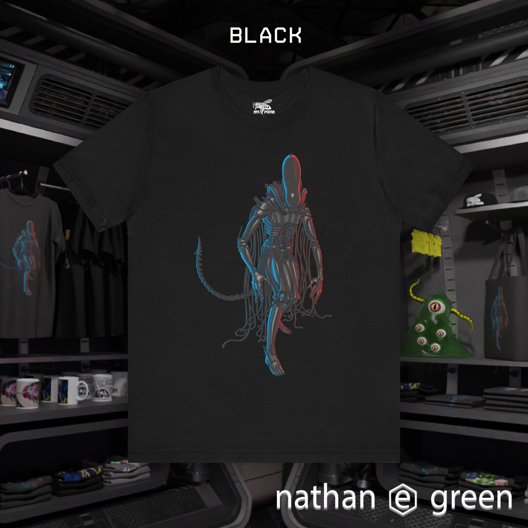 Star Wars Alien Crossover T-shirt Darth Vader Xenomorph Original Art ...