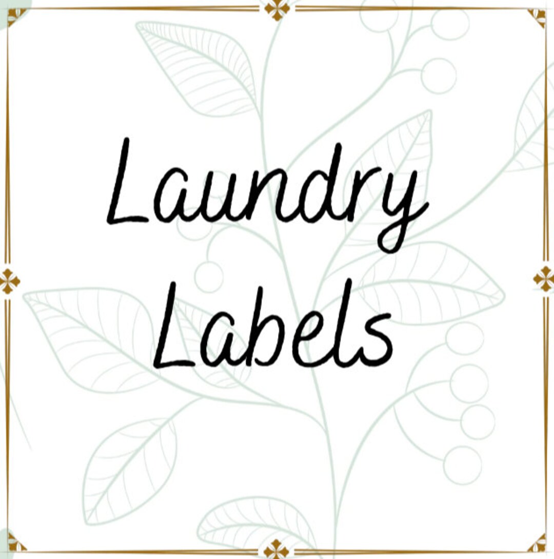 Printable Laundry Soap Labels - Etsy