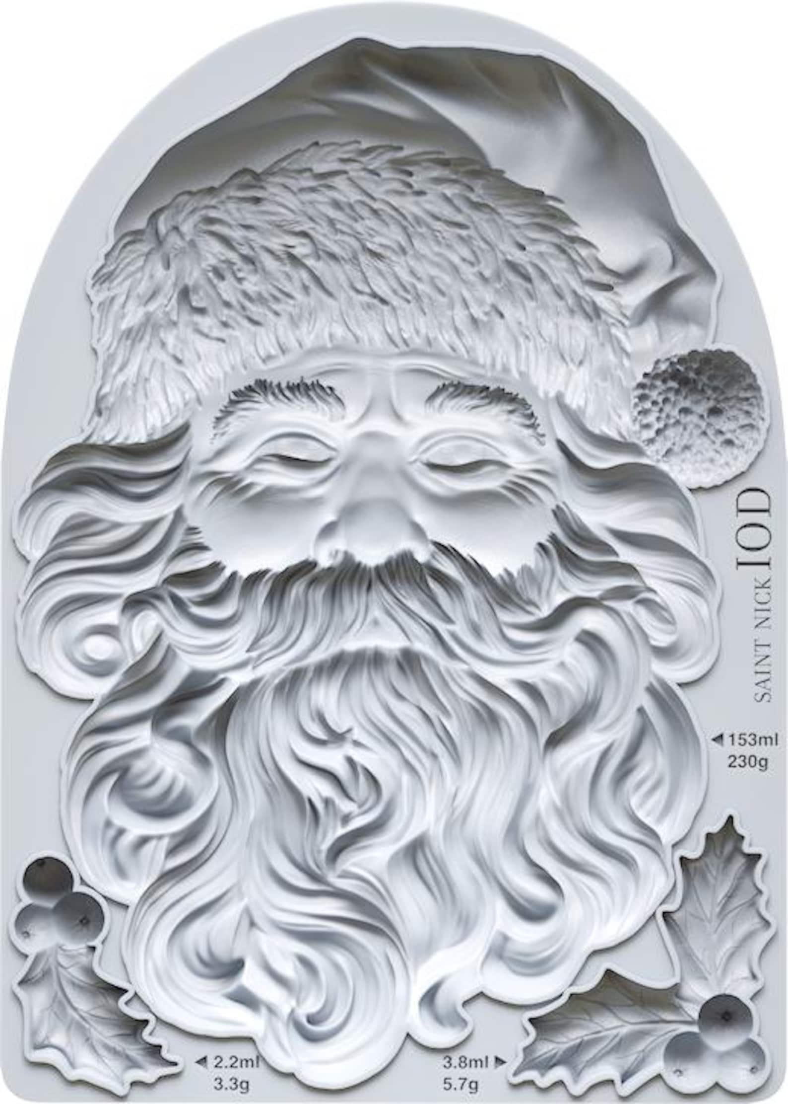 IOD Saint Nick Decor Mould™ 5" X 7" FREE SHIPPING Orders Over 150 Resin ...