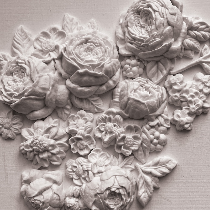 Flower Clay Molds - Etsy