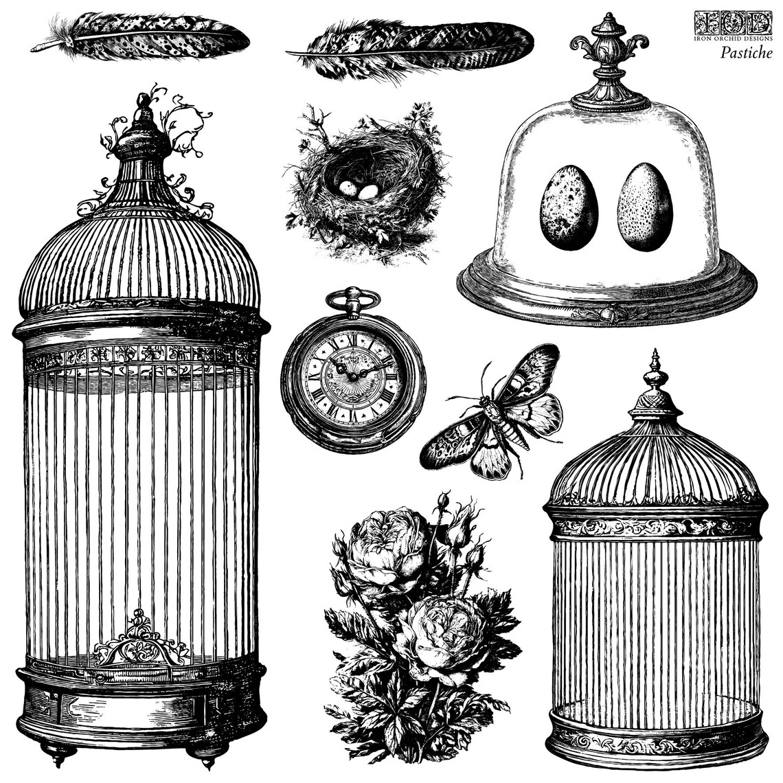 IOD Pastiche Decor Stamp™ 12" X 12" FREE SHIPPING Orders Over 150 ...