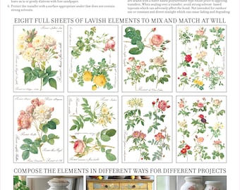 IOD Curated Signage Gold Foil Decor Transfer Pad™ 12 X 16 Full Size Rub ...