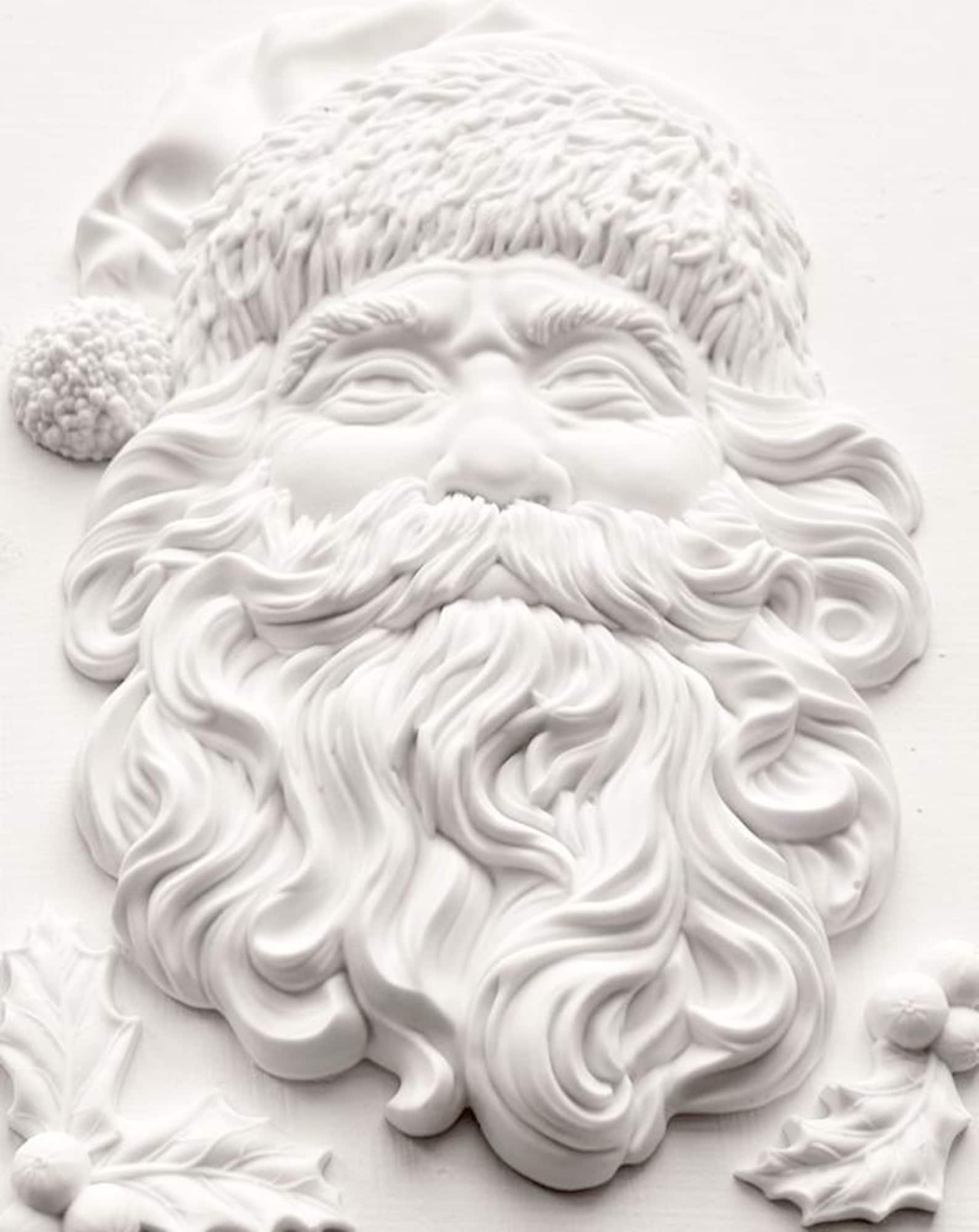 IOD Saint Nick Decor Mould™ 5" X 7" FREE SHIPPING Orders Over 150 Resin ...