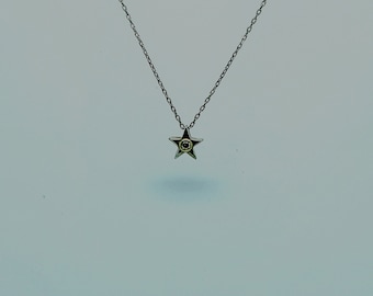 Colorful 4 Point Star Necklace, Star Necklace, 4 Point Star, Mosaic ...