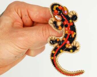 Hummingbird Bead Embroidery Kit. Seed Bead Brooch Kit. DIY Craft Kit ...