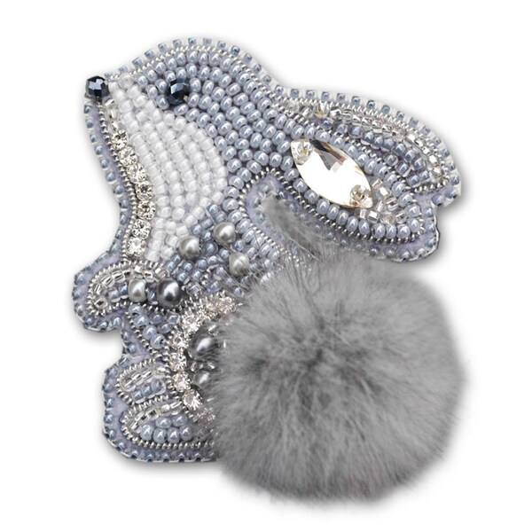 White Rabbit Brooch - Etsy