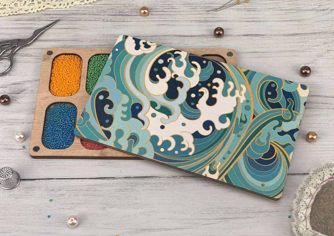 Seed Bead Organizer: Wooden Craft Sorting Tray - Etsy