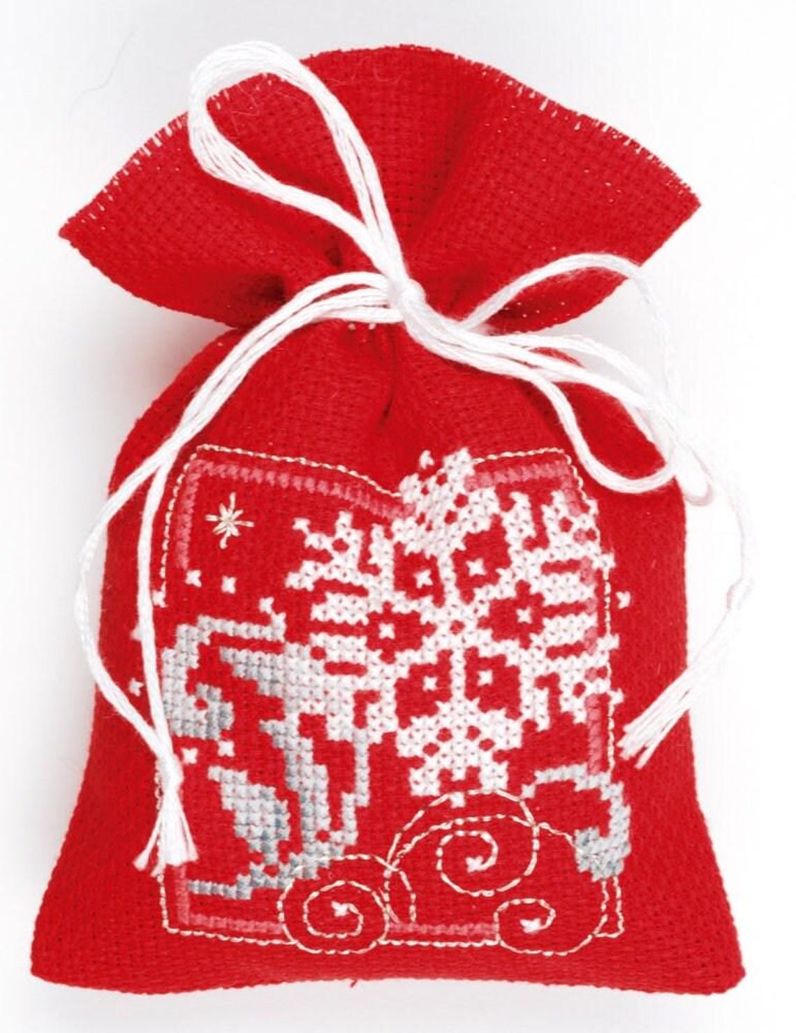 Christmas Sachet Bags Cross Stitch Kit: Winter Embroidery Designs - Etsy