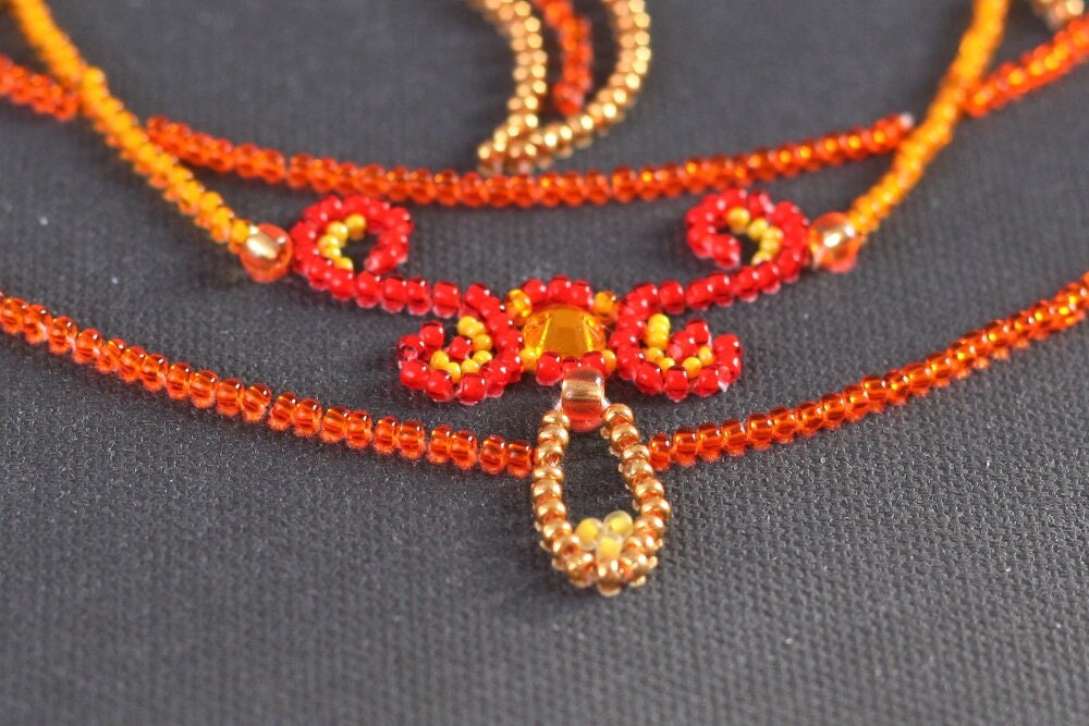 DIY Sun Beading Kit on Art Canvas, Bead Embroidery Pattern, Bohemian ...