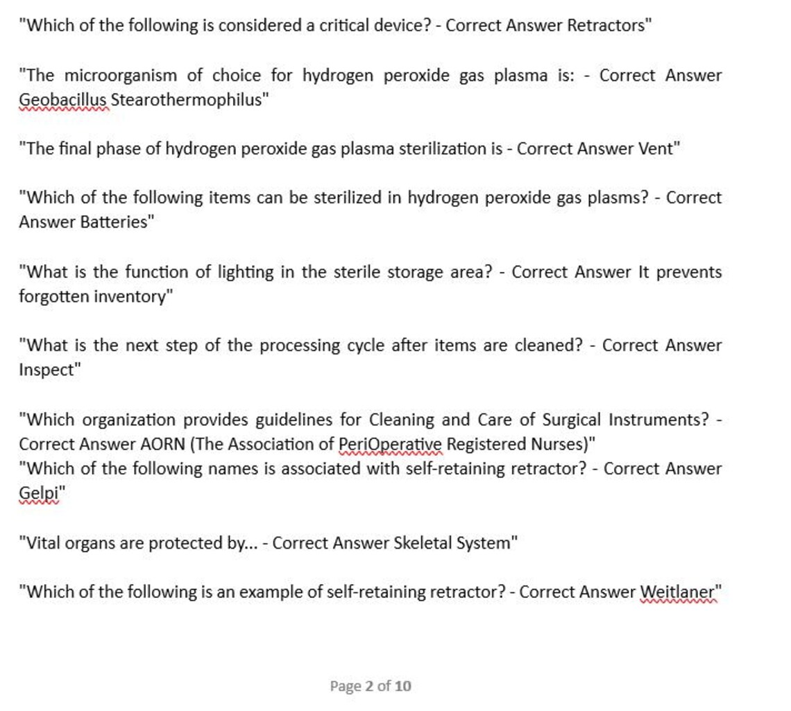 CRCST Exam Review – 150 Questions With Correct and Verified Answers - Etsy