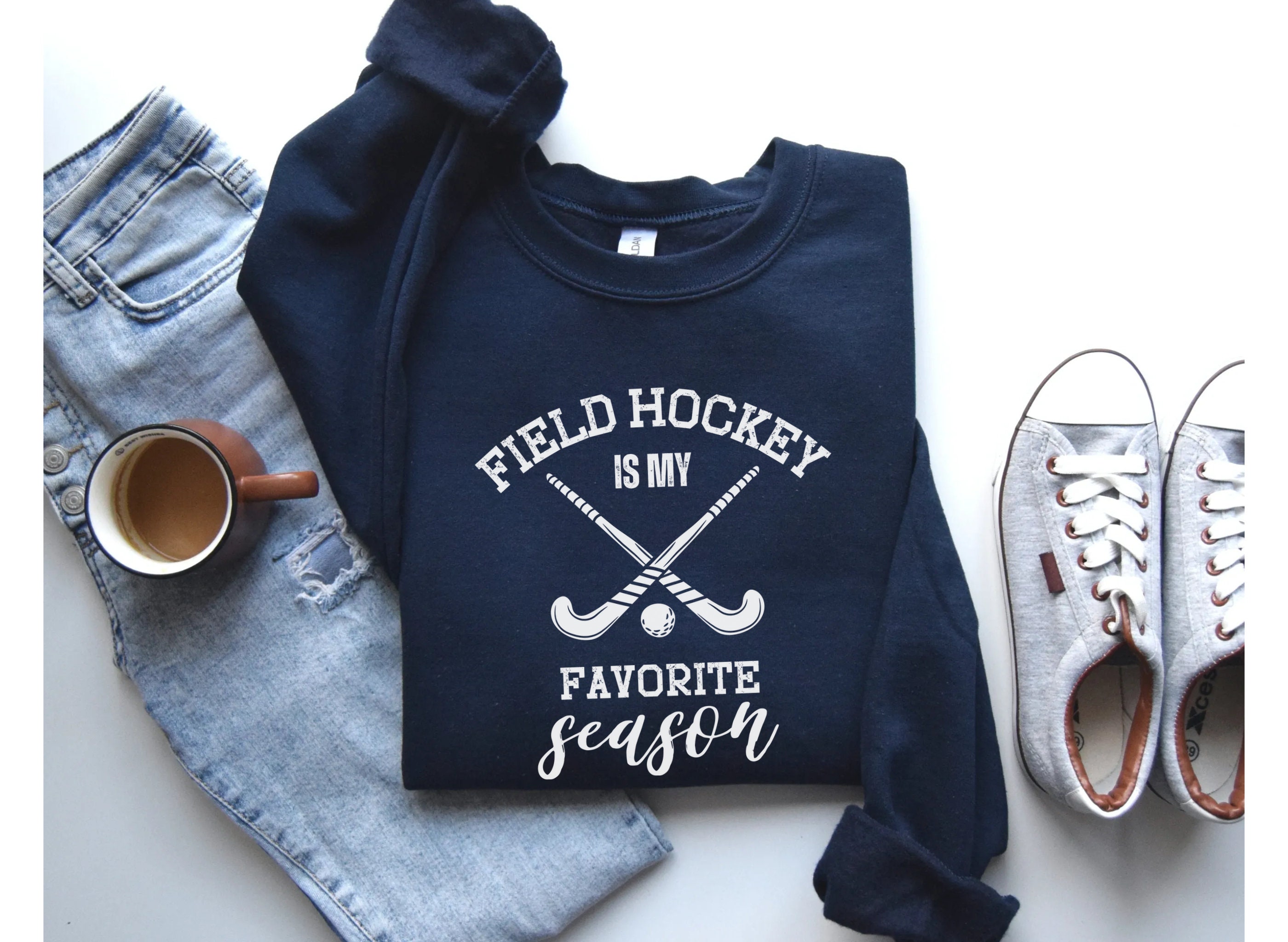 Field Hockey Sweatshirt, Gift for Field Hockey Shirt Player, Retro ...