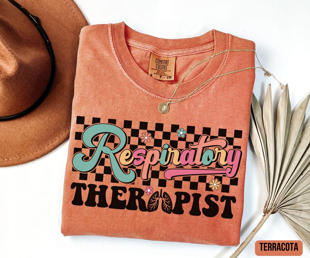 Retro Respiratory Therapist Shirt, Floral Respiratory Therapist Shirt ...