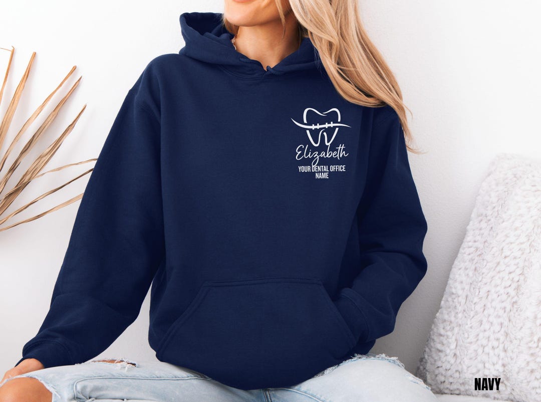 Personalized Dental Crew Sweatshirt, Custom Dental Office Name Shirt ...