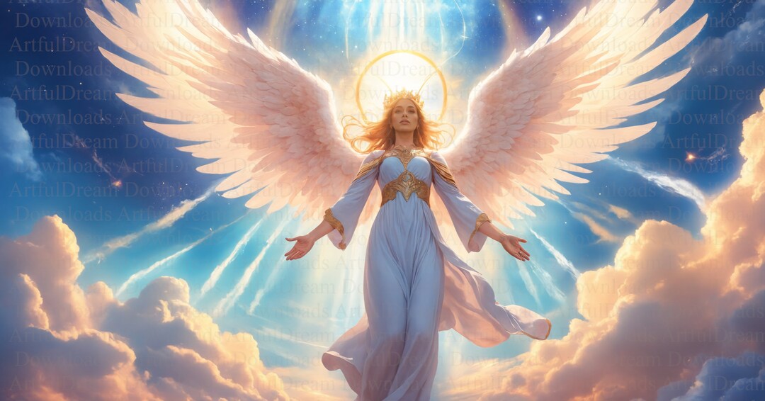 Divine Descent: Angelic Arrival - Etsy