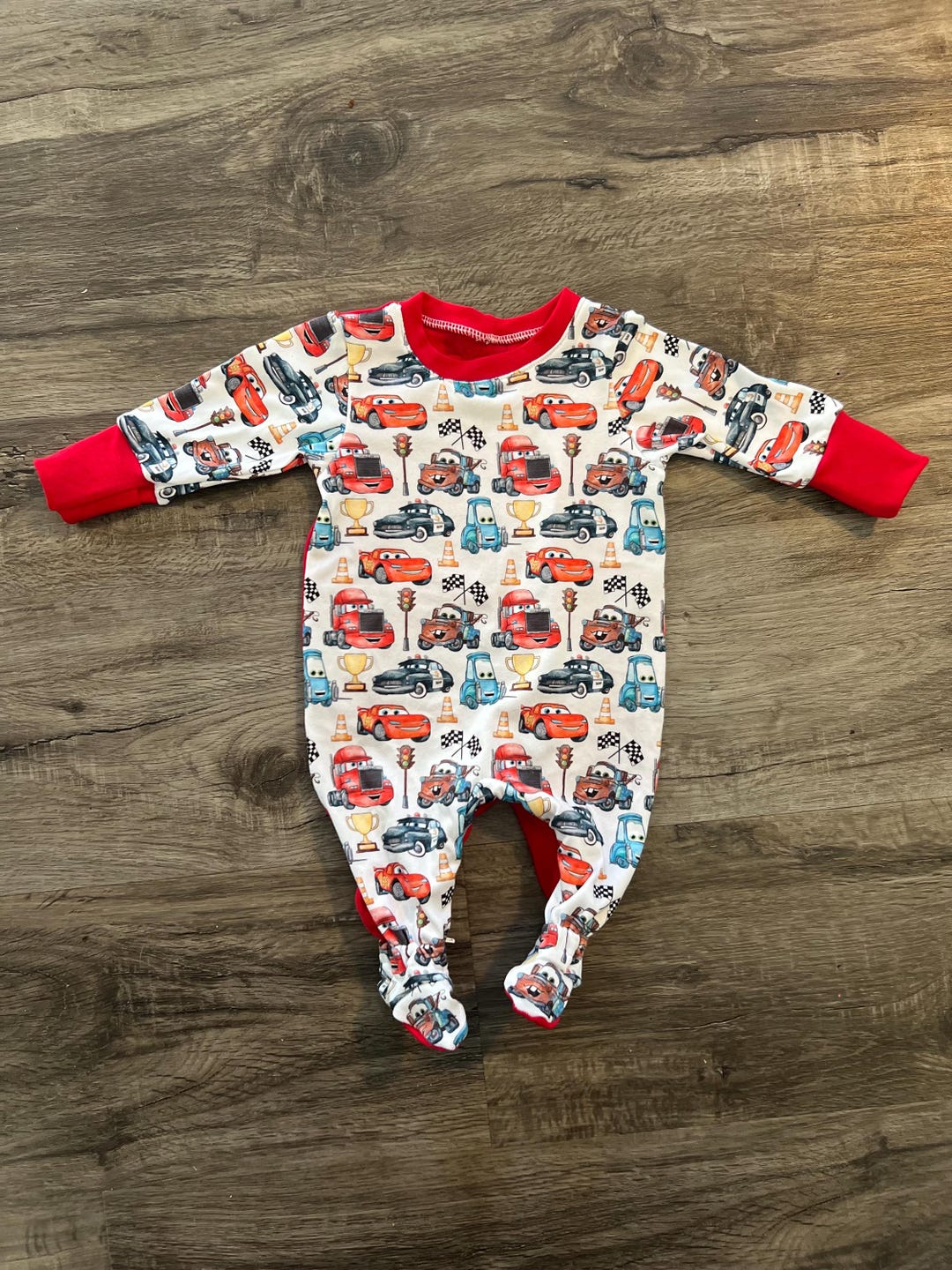 Inseam Zip Sleeper | Cars Sleeper | Baby Boy Coming Home Outfit - Etsy