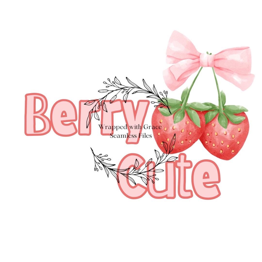 Cute Strawberry Clipart | Berry Design PNG - Etsy