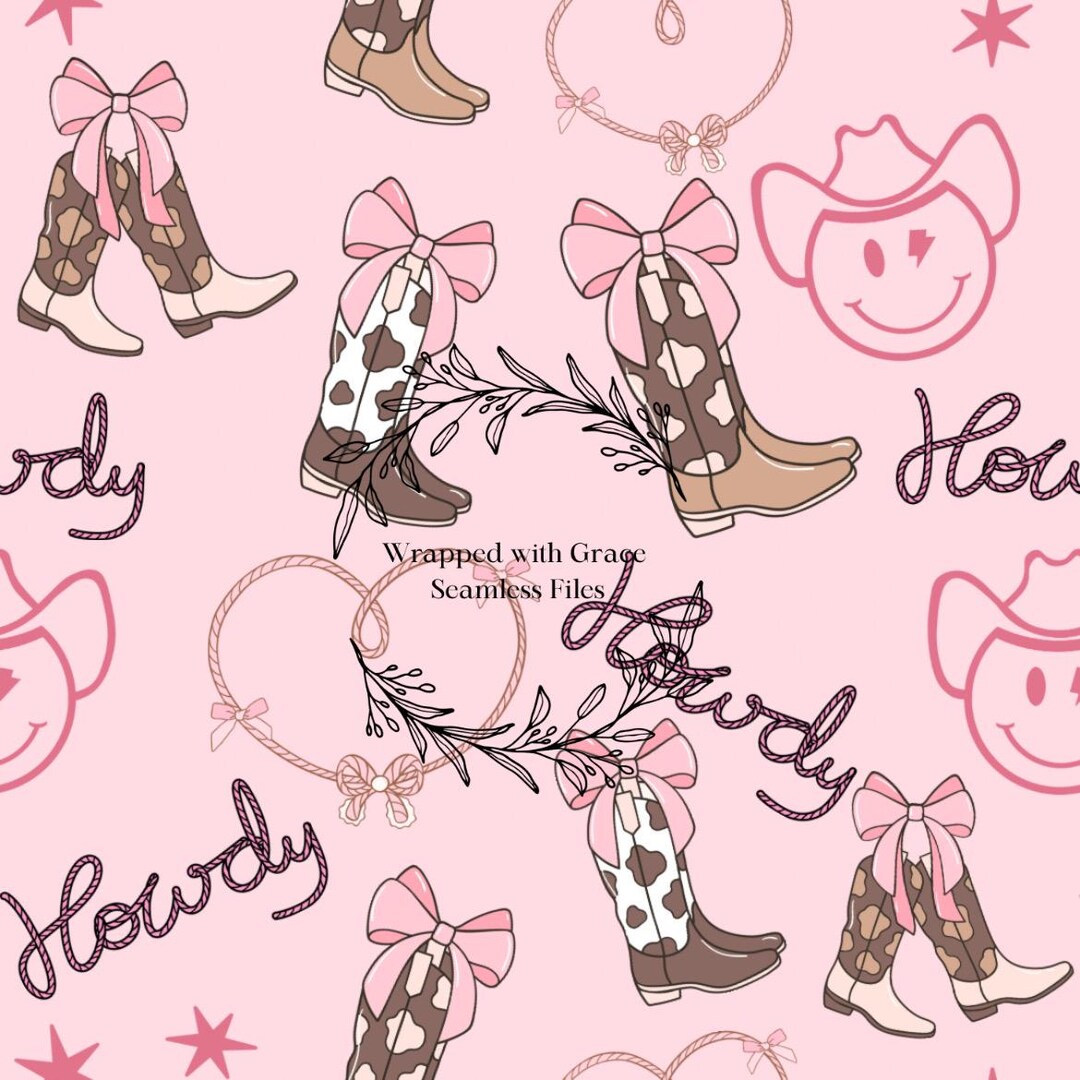 Howdy Seamless File - Etsy
