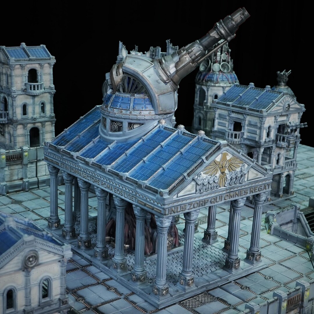 28mm Futuristic Roman Terrain, Grimdark Sci-fi Ruins, Warhammer 40K ...