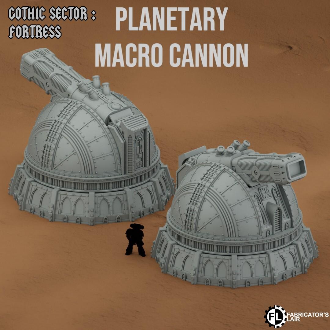 Fabricators Lair, 28mm 3D Printed Grimdark Gothic Turrets/canon Scatter ...