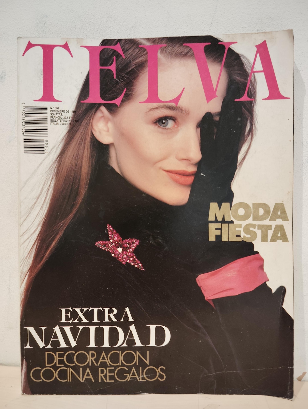 Telva Spanish Fashion Magazine Dec.1989 Carole Bouquet - Etsy
