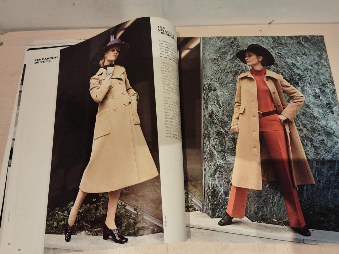 French Fashion Magazine Collections Autumn-winter..1970-71 Publication ...