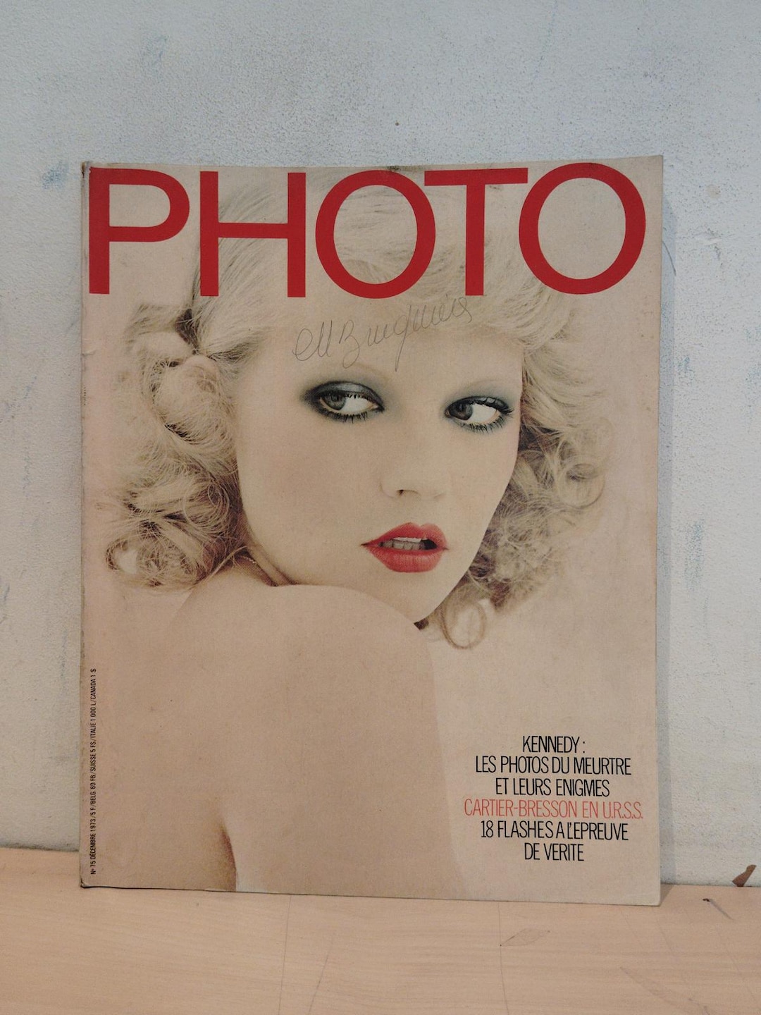 French Magazine Photo May.1973 Cover Laure Sawicki by André Berg - Etsy
