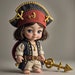 Little Cute Conqueror of the Seas - Pirate. High Quality Digital Image ...