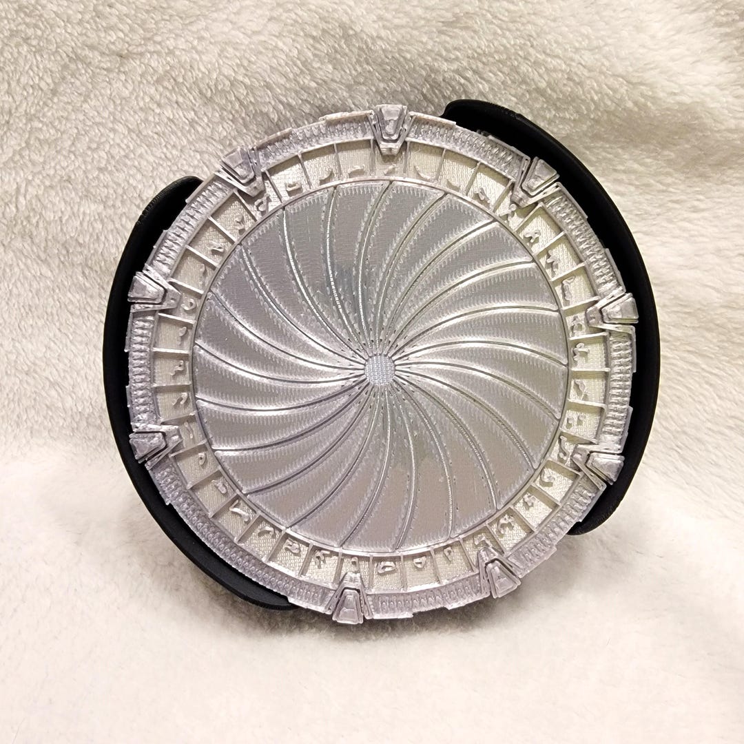 Stargate SG-1 Coaster W/iris. Set of 4 W/holder - Etsy