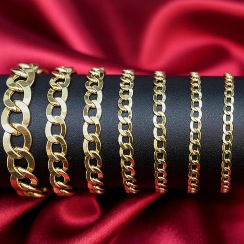 11mm Hollow Gold Chain - Etsy