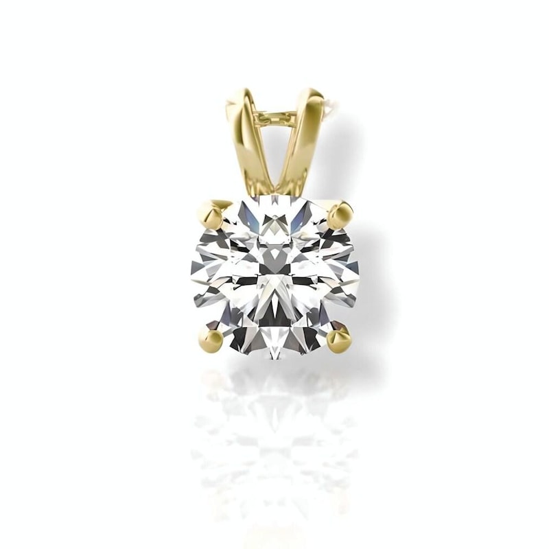 Real Moissanite Heart - Etsy
